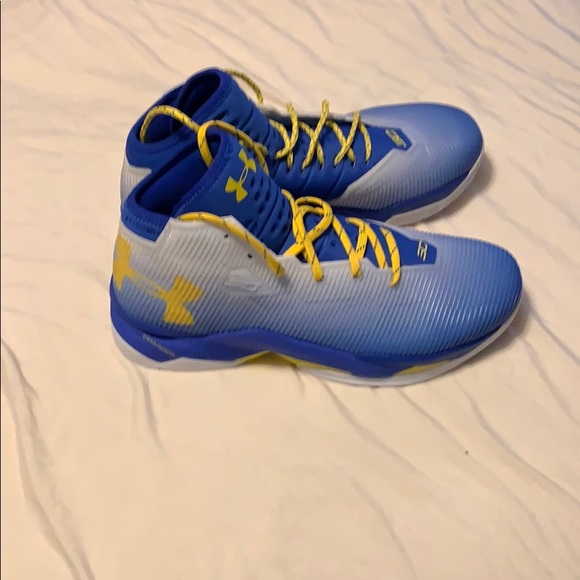 Under Armour | Shoes | New Steph Curry 25 Blue Yellow Size 5 | Poshmark